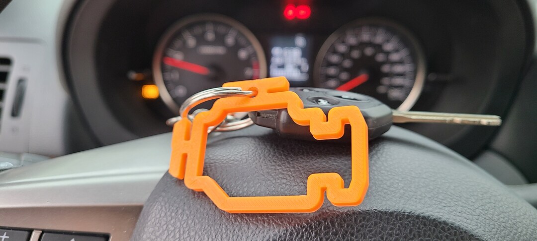 Check Engine Light Keychain - Etsy