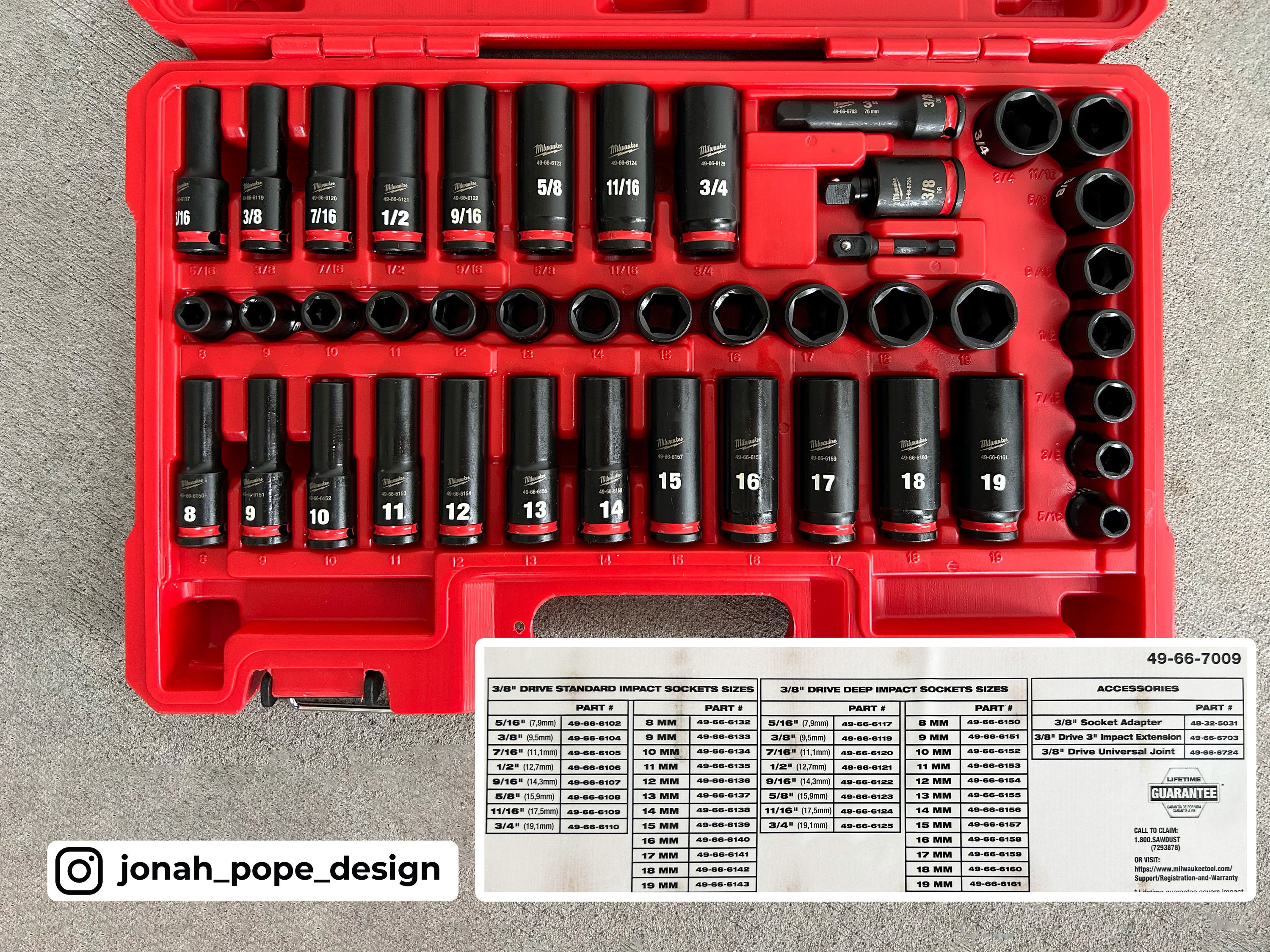 M12 FUEL 3/8 Impact Insert for Milwaukee Packout by Jonah Pope Design ...
