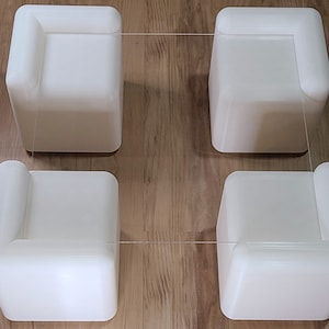 Tabula Rasa Modern Coffee Table Corner Stands | Coffee Table | 3D ...