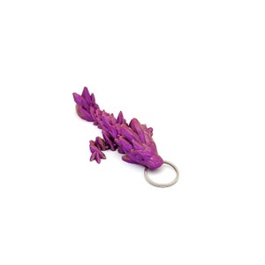 Gem Articulating Dragon Keychains | Articulated Dragon | 3D Printed ...