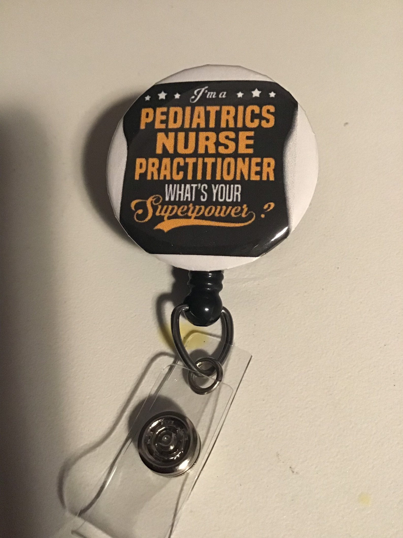Pediatric Nurse Practitioner Name Badge Holder - Etsy