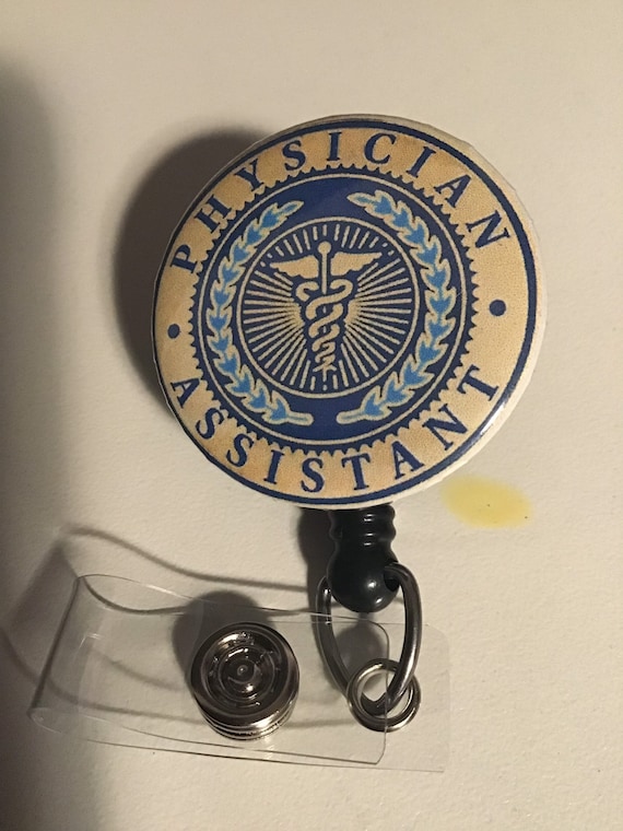 Physician Assistant Name Badge Holder - Etsy