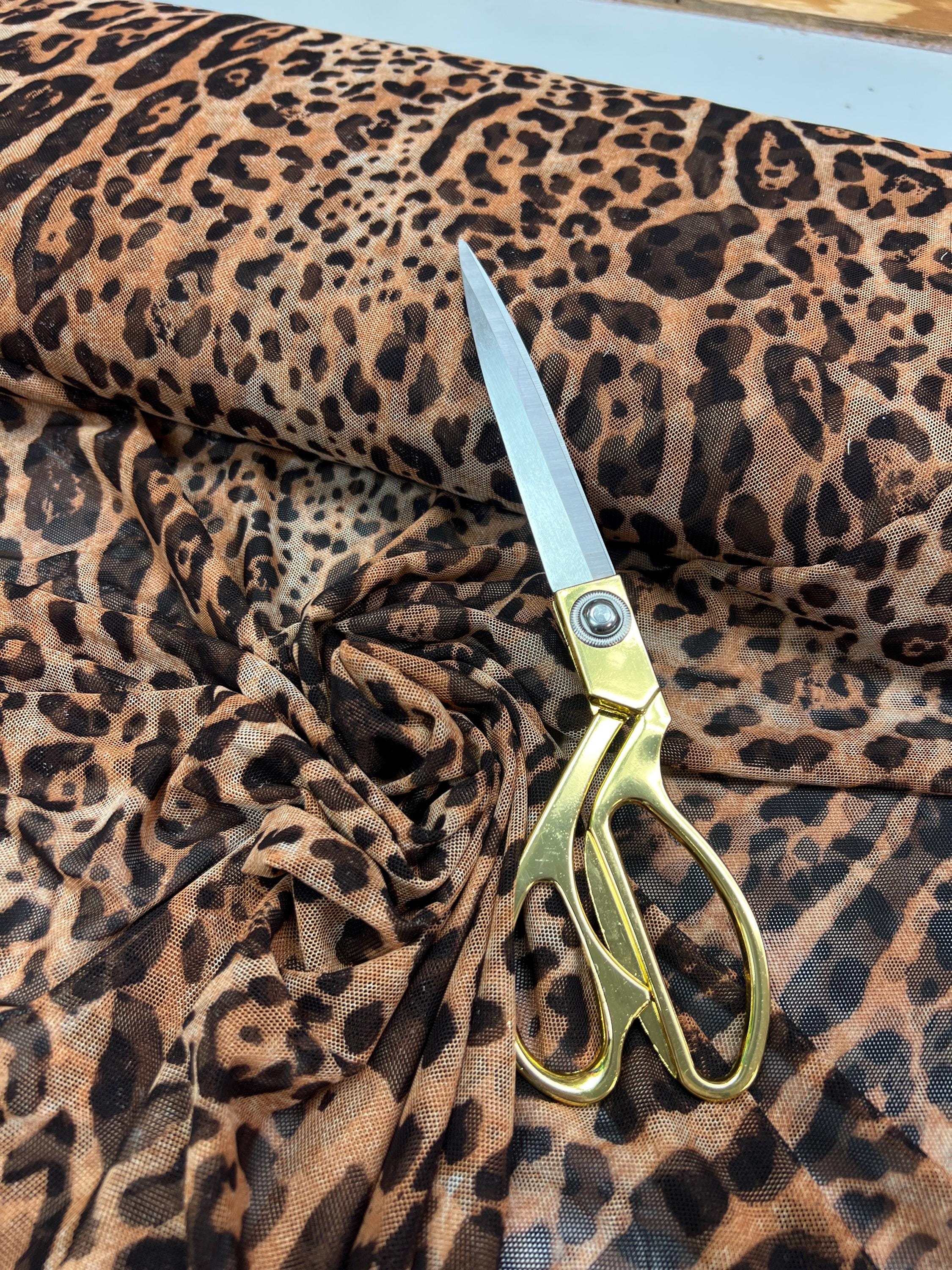 Tiger Print Power Mesh Fabric, 4-way Stretch Nylon Spandex, 60" Wide - Etsy
