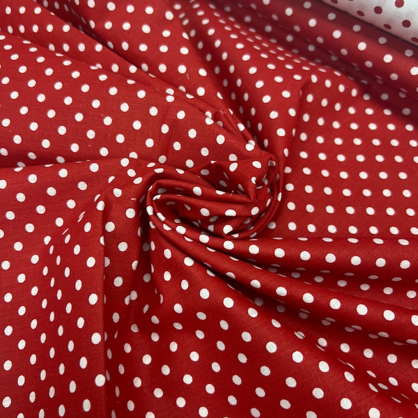 Polka Dot Fabric - Etsy