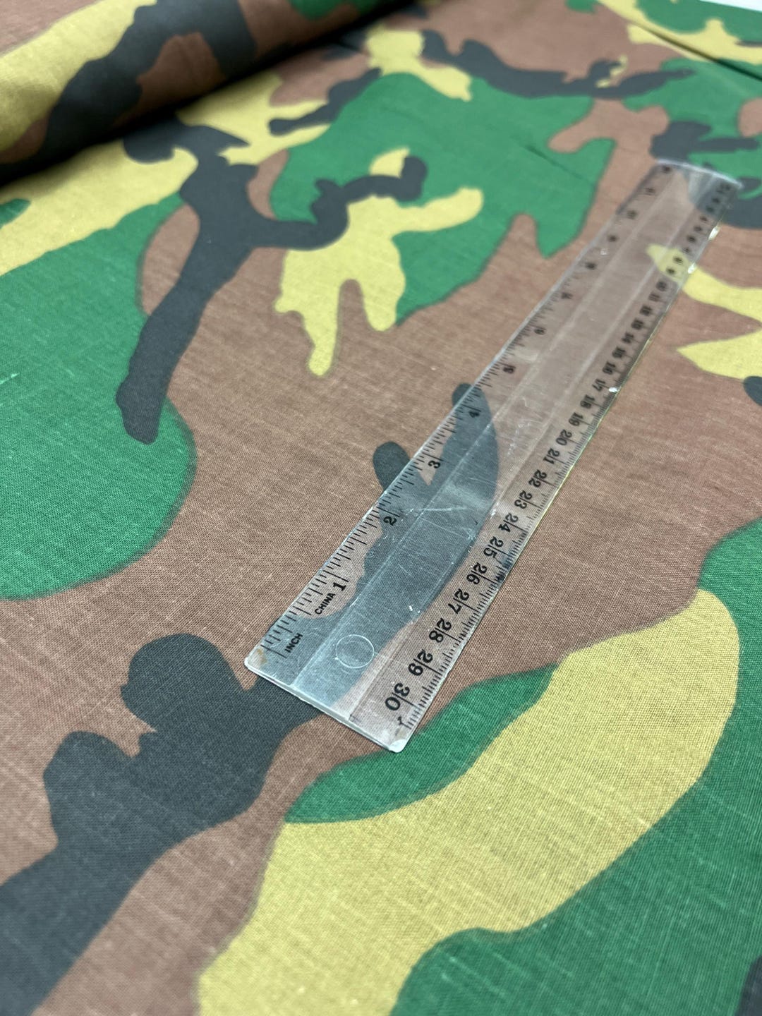 Camouflage/ Camo / Army Style - Print Poly Cotton Print Fabric - Sold ...