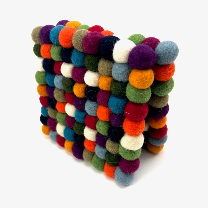 Felt Ball Trivet - Etsy