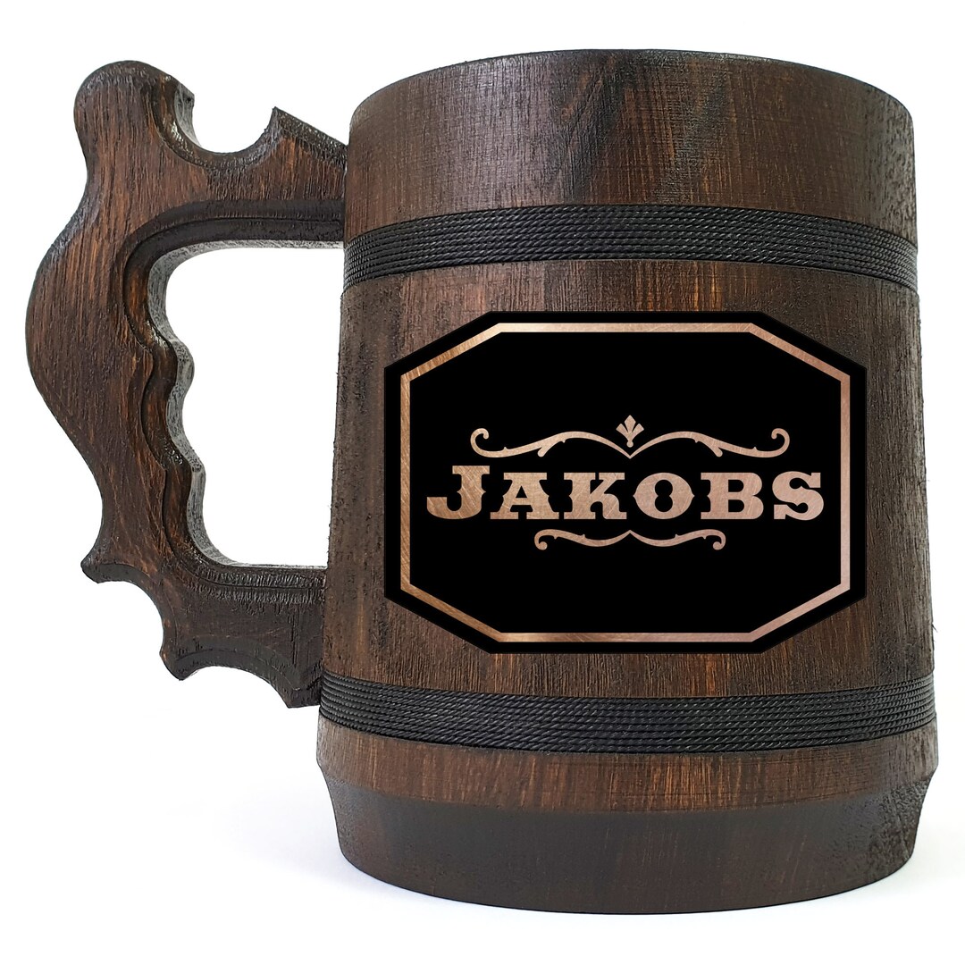 Jacobs Beer Mug, Borderlands Stein, Personalized Beer Tankard - Etsy
