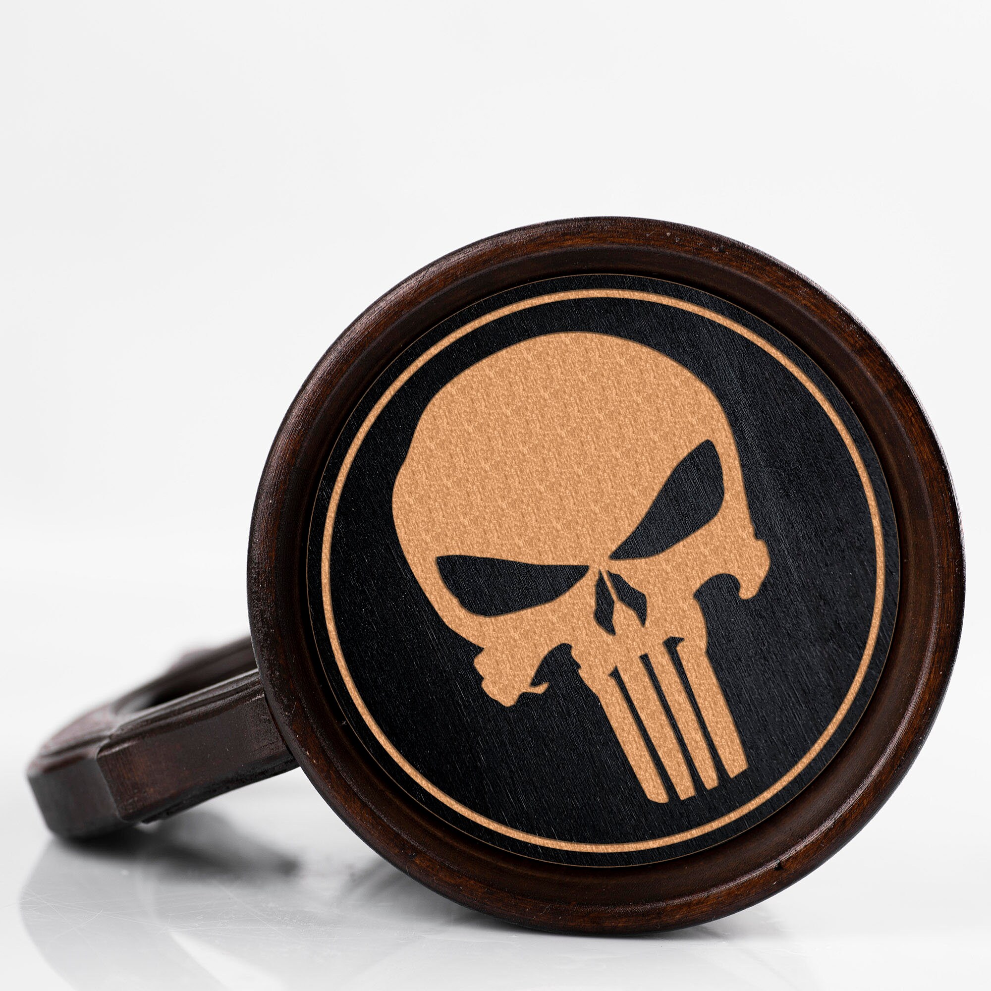 Punisher Beer Mug With Lid / Personalized Marvel Comics Beer | Etsy