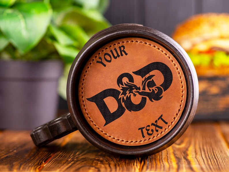 Dnd Beer Mug, Any Custom Dungeons & Dragons Engraving | 22oz, Natural ...