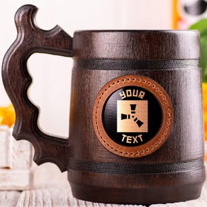 Rust Beer Mug, Personalized Rust Beer Tankard - Etsy