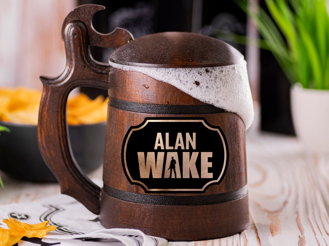 Alan Wake Beer Stein / Personalized Beer Tankard / Gift Idea - Etsy