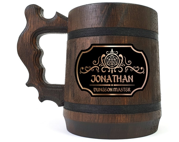 Dungeon Master Beer Mug / DM Beer Stein / Gift Ideas for Men / | Etsy