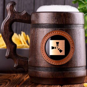 Rust Beer Mug, Personalized Rust Beer Tankard - Etsy