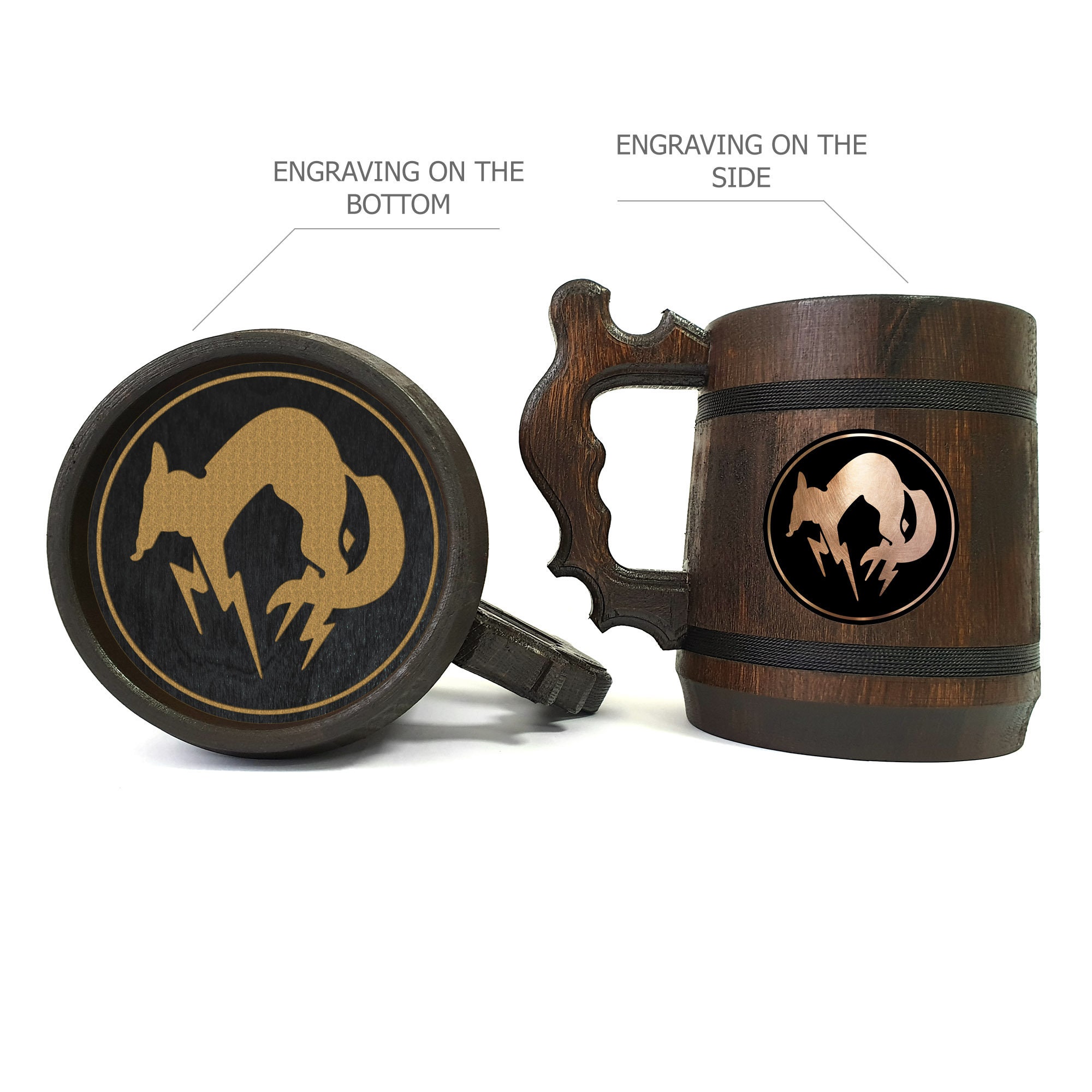FOX Unit Beer Mug / Metal Gear Solid / Super Smash Bros - Etsy