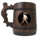 Bigfoot Wooden Beer Mug, Gift for Him, Personalized Beer Gift, Bigfoot ...