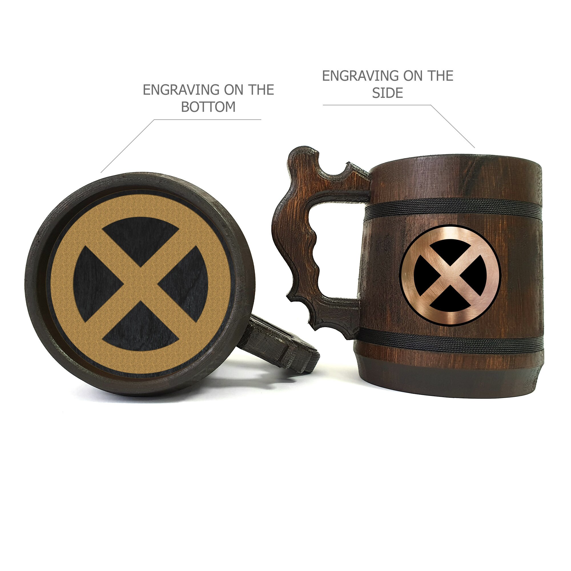 X-men Beer Tankard / Marvel Universe Beer Mug / Groomsman - Etsy