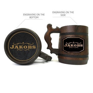 Jacobs Beer Mug, Borderlands Stein, Personalized Beer Tankard - Etsy