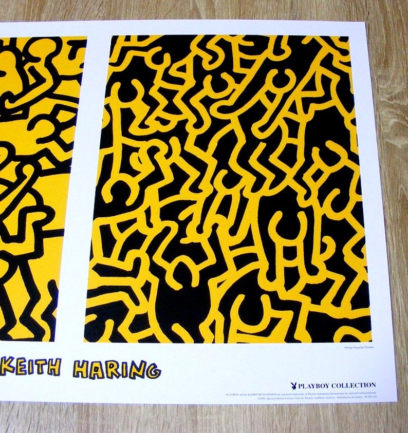 Keith Haring Playboy Inverted,1999 Japan Poster (playboy Art Archive ...