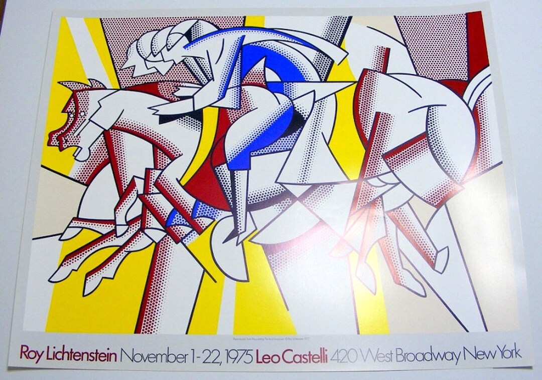 Roy Lichtenstein Leo Castelli Gallery the Red Hoseman Poster, 1975 - Etsy