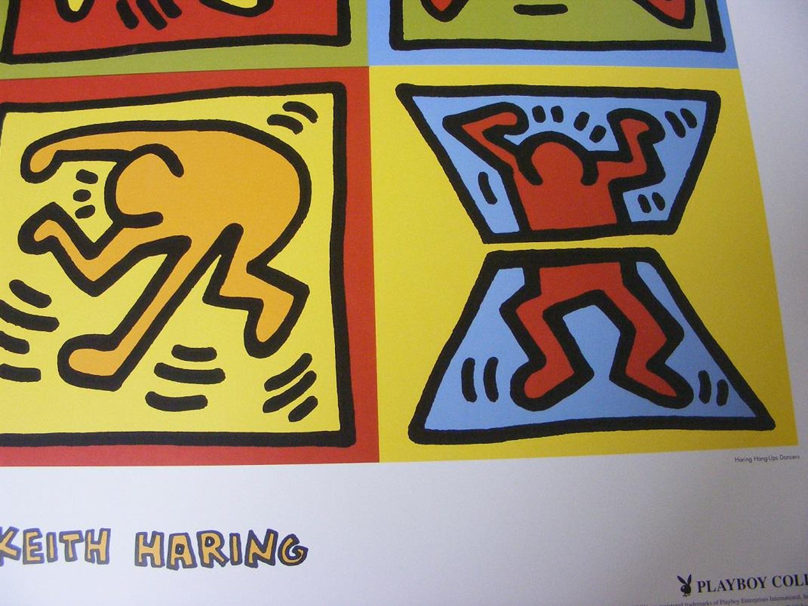 Keith Haring Six Dancing People Poster, 1999 (playboy Art Archive) - Etsy
