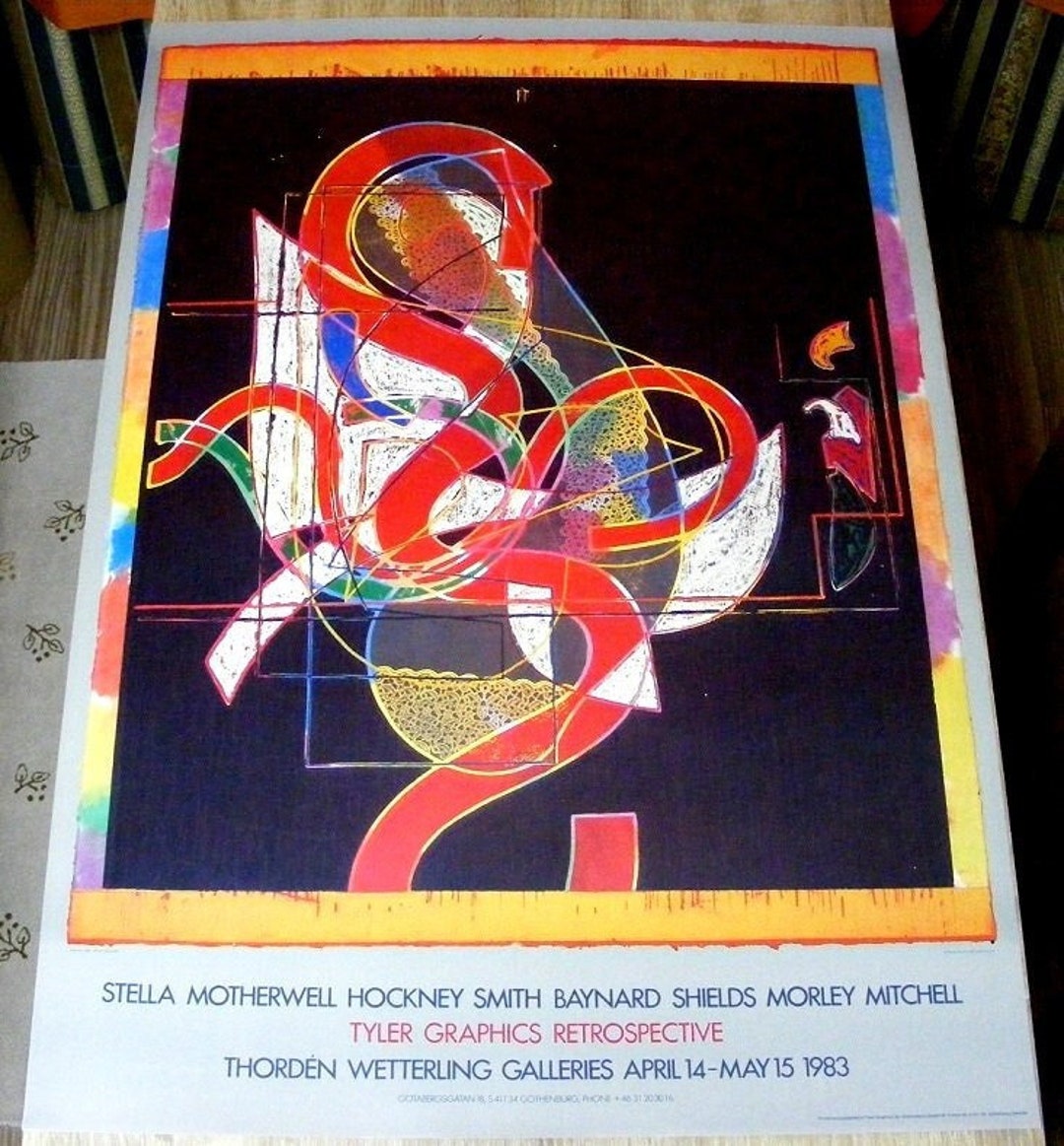 Frank Stella Pergusa Three Thorden Wetterling Galleries Poster, 1983 - Etsy