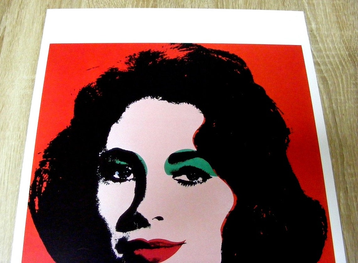 Andy Warhol Liz 1964 Poster, 1989 - Etsy