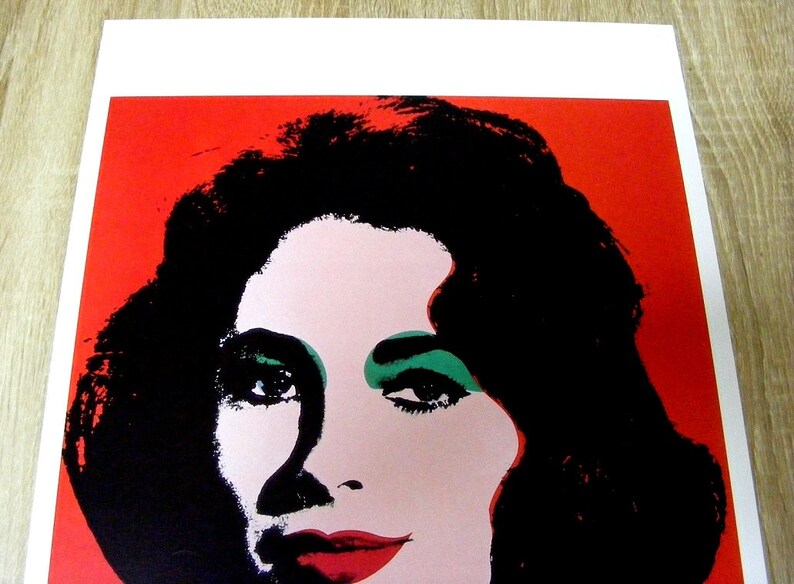 Andy Warhol Liz 1964 Poster, 1989 - Etsy