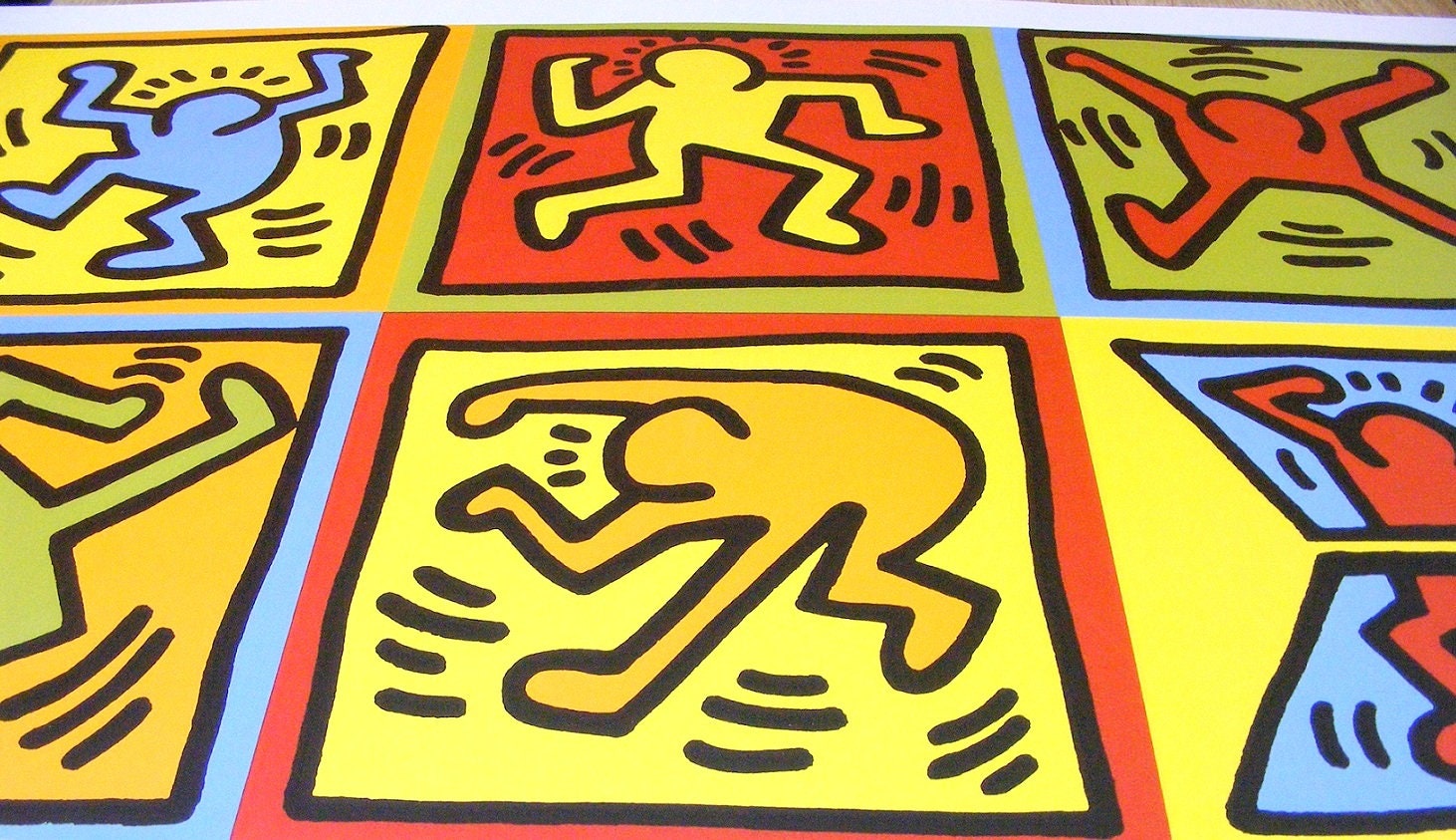 Keith Haring Six Dancing People Poster, 1999 (playboy Art Archive) - Etsy