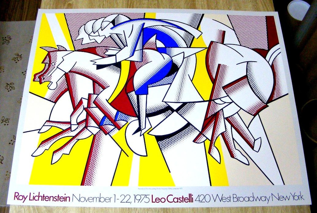 Roy Lichtenstein Leo Castelli Gallery the Red Hoseman Poster,1975 - Etsy