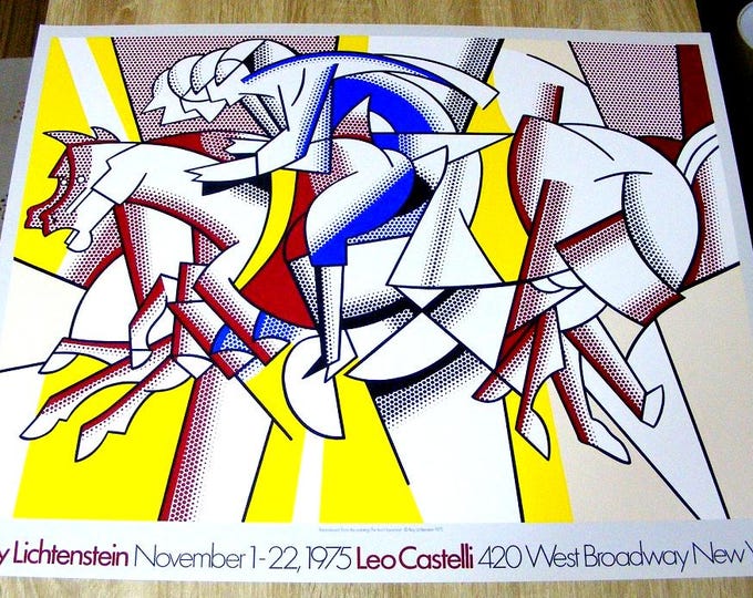 Roy Lichtenstein Leo Castelli Gallery the Red Hoseman Poster,1975 - Etsy