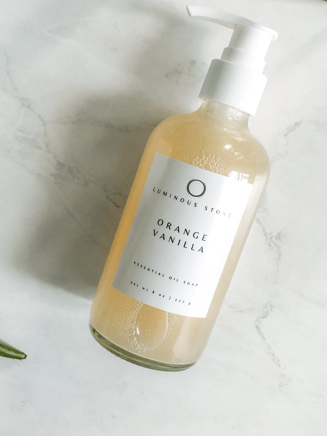 Essential Oil Organic Liquid Hand Soap Natural Hand Soap Handmade ...