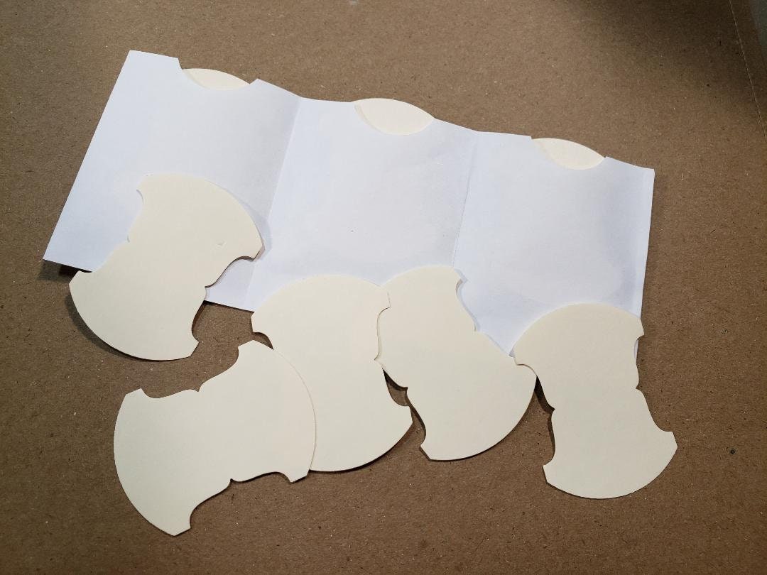 30 Ivory Whale Tail Tabs - Etsy