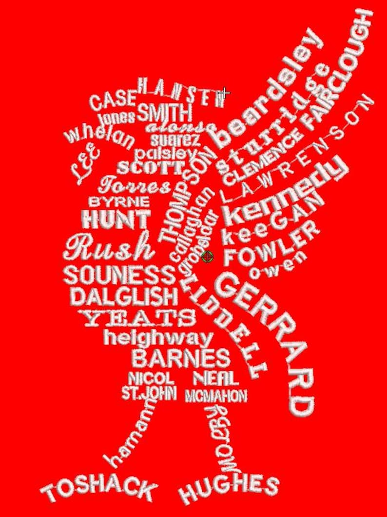 Liverpool Logo Made by Legend Name - Etsy