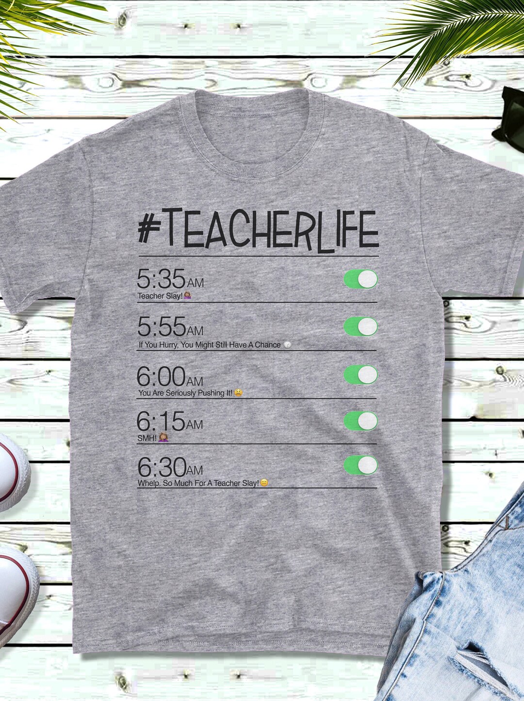 Teacher Alarm Shirt - Short-sleeve Unisex T-shirt / Teacher Life ...