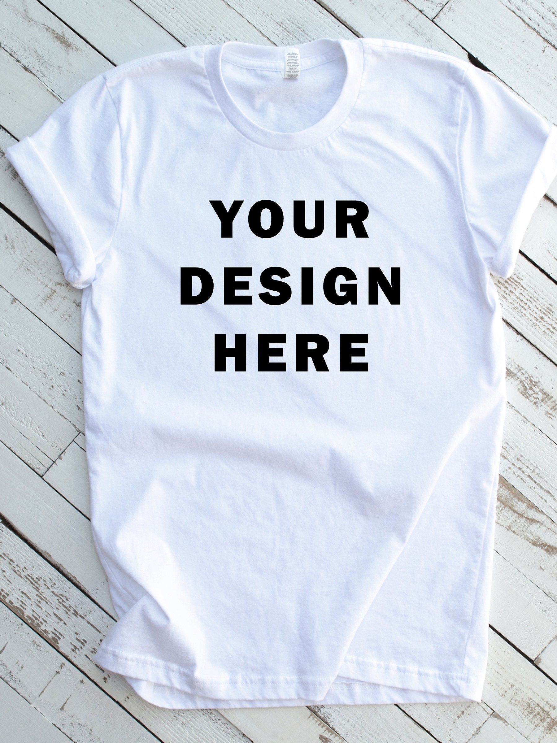 Custom Unisex T-shirt Design (front and Back) - Etsy