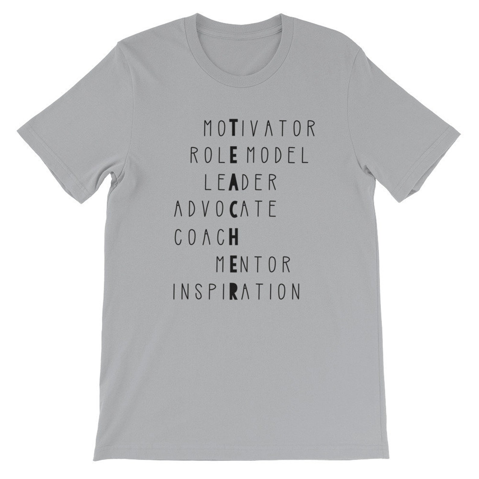 TEACHER Acronym Tee / Teacher Shirt / Gift For Teachers / | Etsy