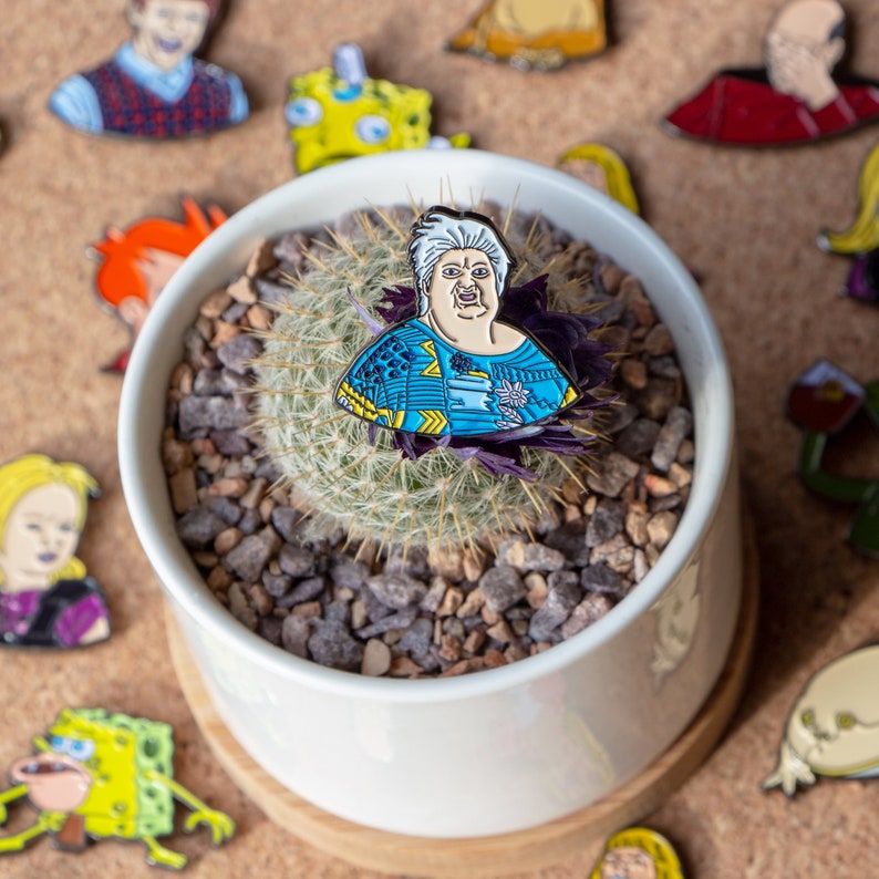 Wat Lady Meme Enamel Pin - Etsy