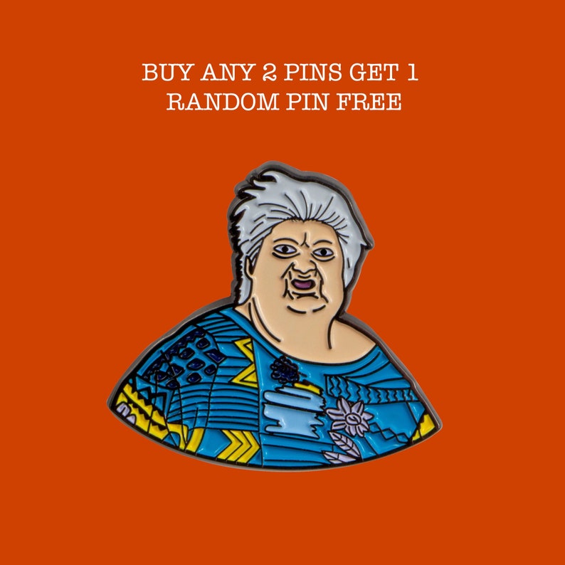 Wat Lady Meme Enamel Pin - Etsy