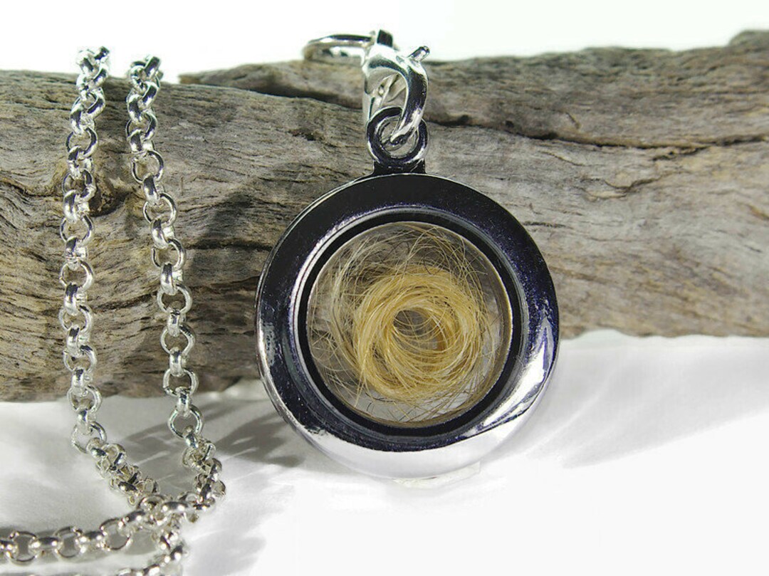 Fill Mini Locket Yourself Gift Idea Animal Hair Chain - Etsy