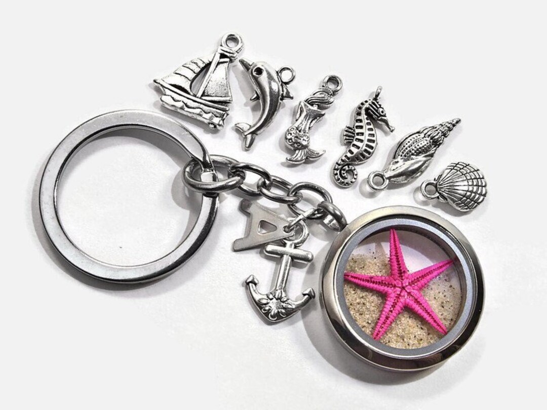 Keyring Sand Real Starfish Baltic Sea Maritime Beach Sea Keepsake ...