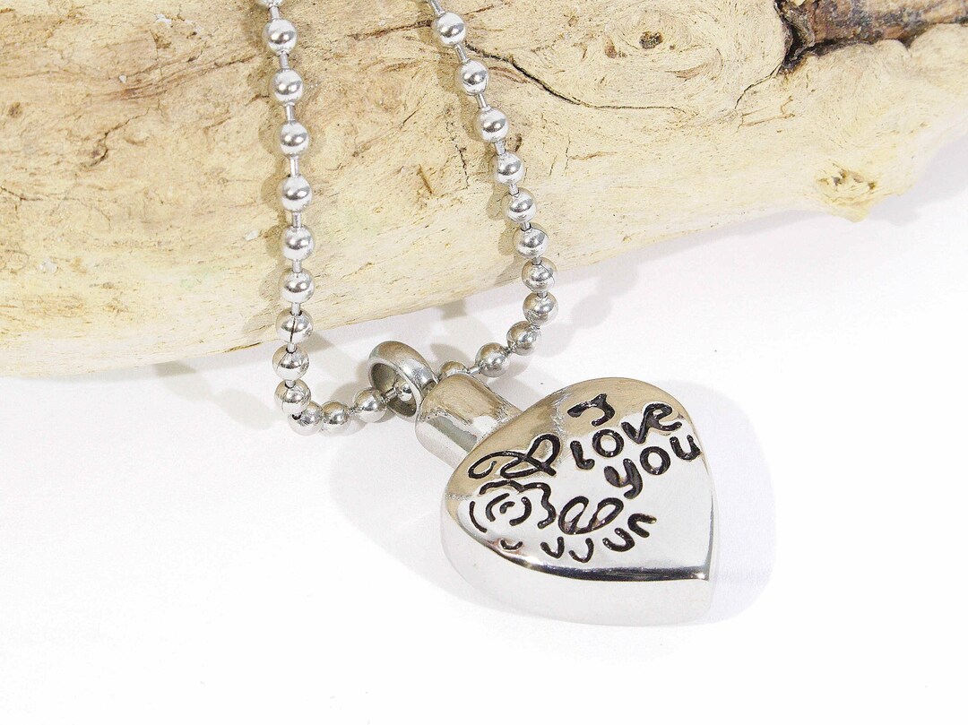 Urn Memorial Locket Dog Cat Pet Died Ashes Capsule Remembrance Keepsake ...
