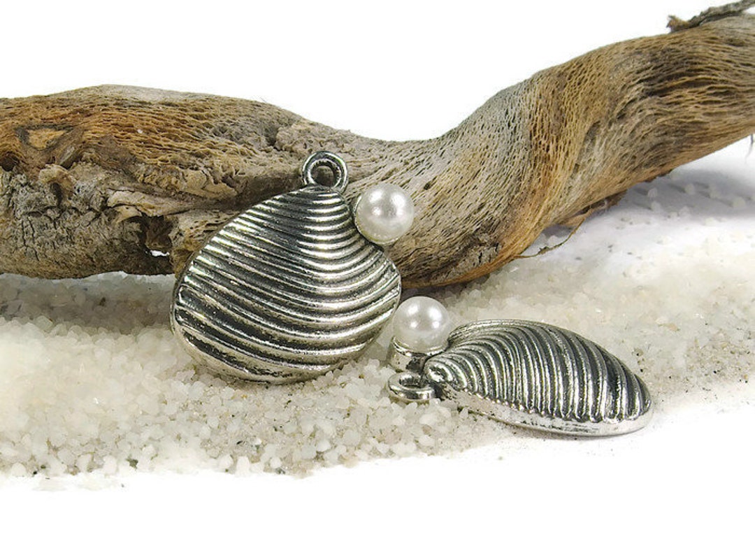 10 DIY Pendant Shell With Pearl, Shell Pendant, Maritime, Maritime ...