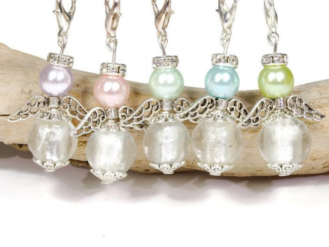 10 DIY Lucky Charms, Angel Craft Set Pastel, Guardian Angel Craft Kit ...