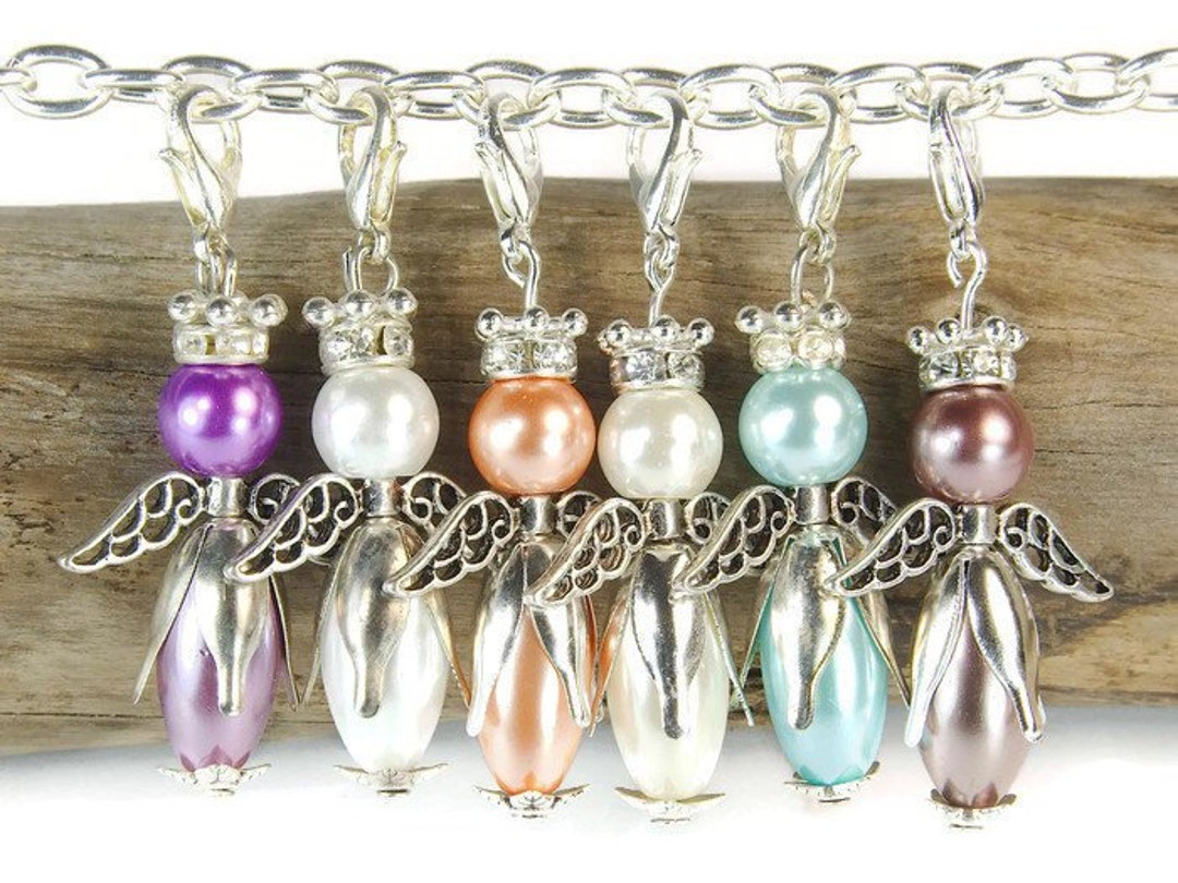 10 DIY Angel Set Made of Pearls, Pearl Angels to Make Yourself, Advent ...