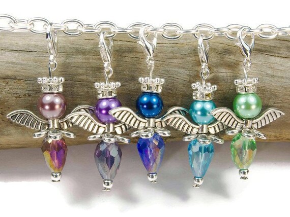 10 Craft Set Angel Pendant Guardian Angel Alternating - Etsy