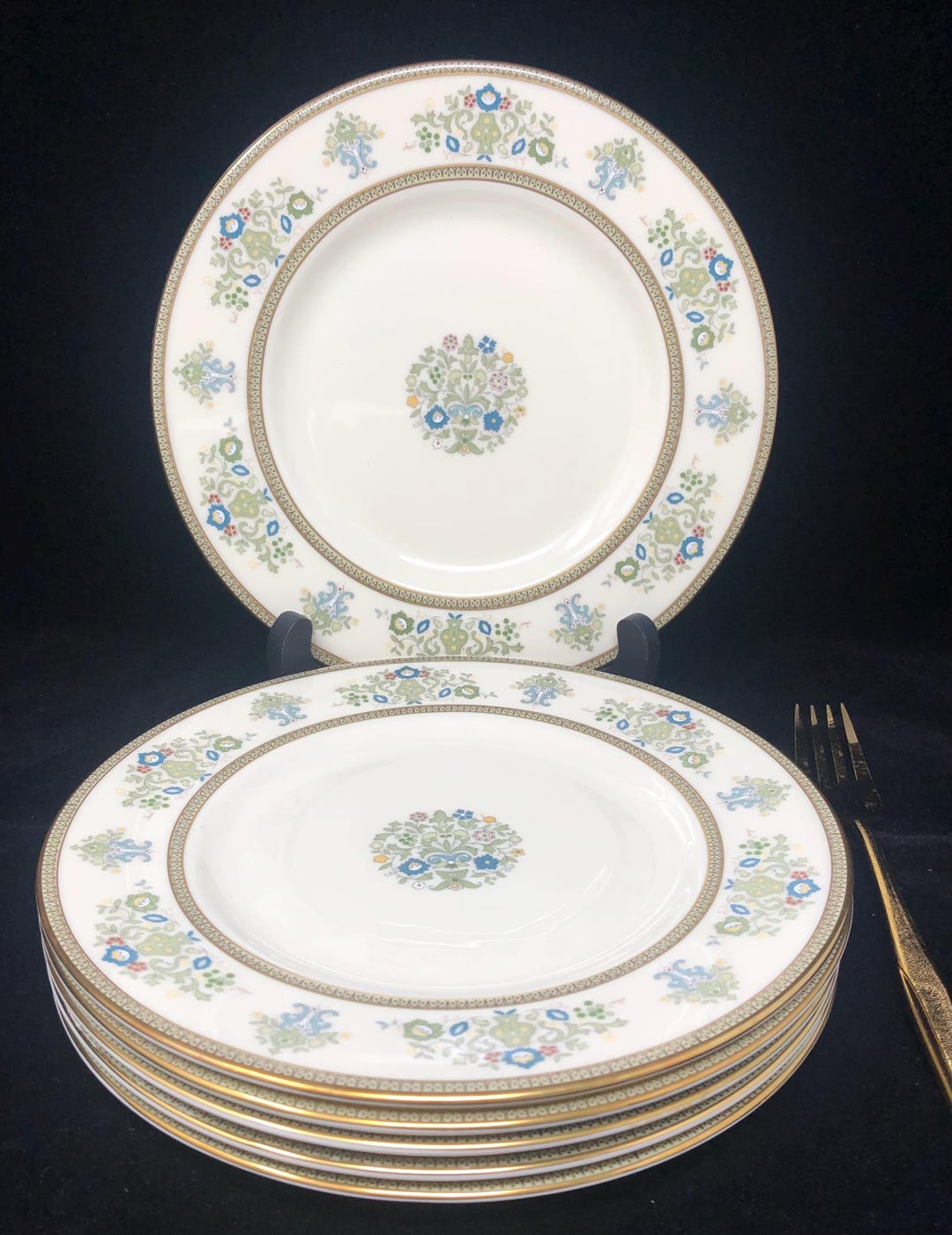 Henley by Minton SALAD PLATES Set of 6 1970s English Dinnerware Henley ...