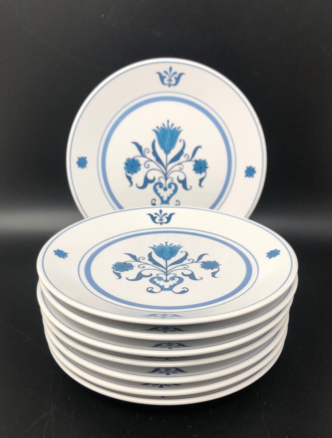 Noritake Blue Haven Bread Plates, Set of 8, Floral Dinnerware - Etsy