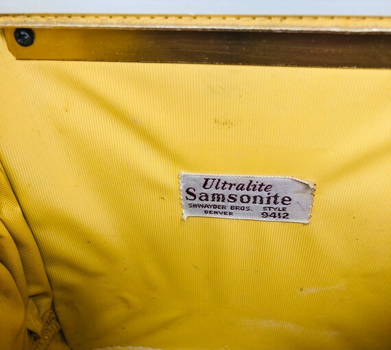 Samsonite Train Case Mid Mod Samsonite Ultralite Text… - Gem