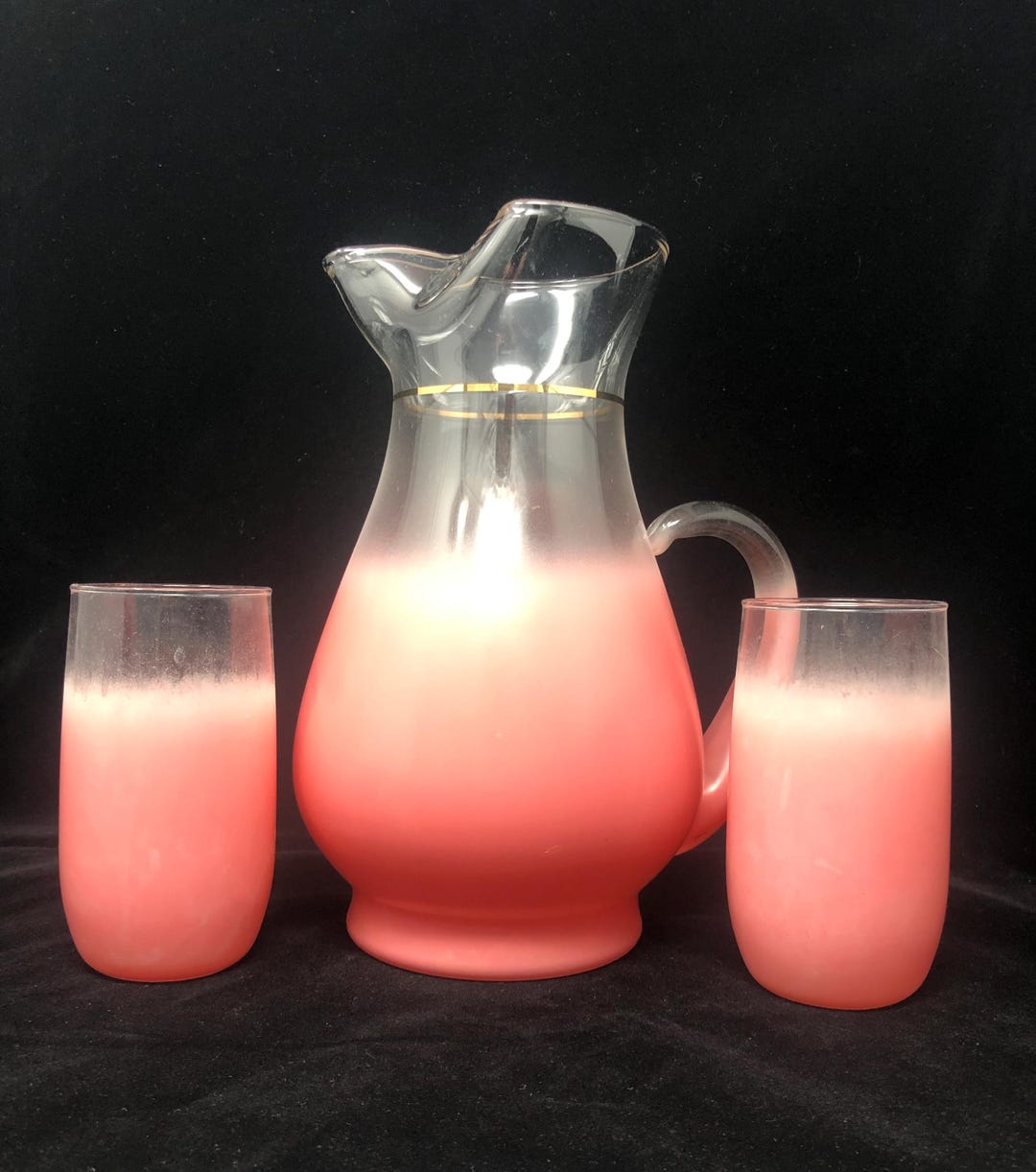 Blendo Pink Riviera Pitcher and 2 Tumblers Riviera Pink Cocktail ...
