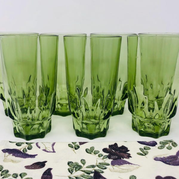 Green Glassware - Etsy